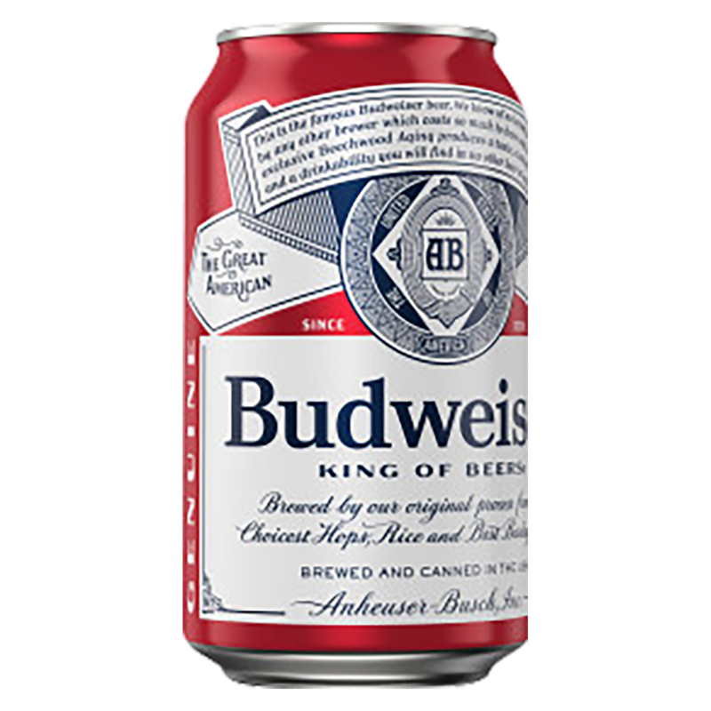 Budweiser 12pk 12oz Can 5.0% ABV : Alcohol fast delivery by App or Online